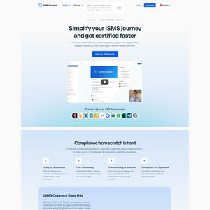 ISMS Connect (Information Security Management) の機能、メリット、代替手段、レビュー | SaaS ブラウザ
