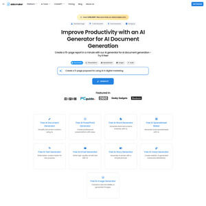 Aidocmaker (AI Document Generation) Features, Benefits, Alternatives, Review | SaaS Browser