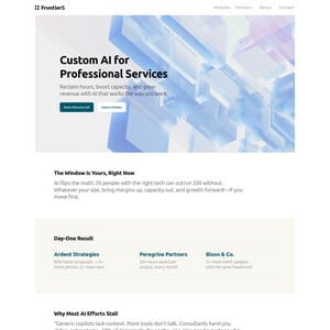 Frontier 5 (Artificial Intelligence) Funktionen, Vorteile, Alternativen ...