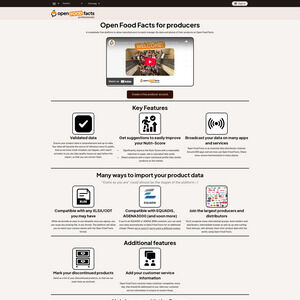 Open Food Facts (Food Technology) Features, Benefits, Alternatives ...