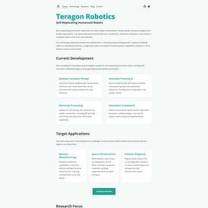 Teragon Robotics (Robotics) Features, Benefits, Alternatives, Review ...